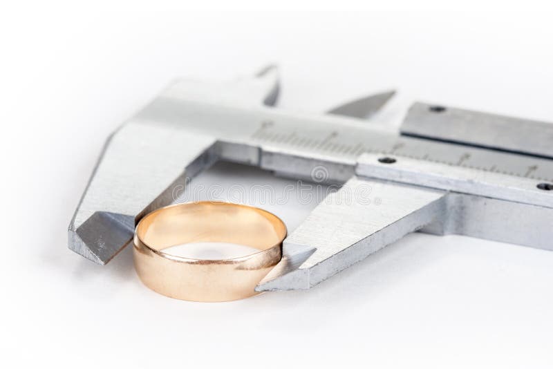 Measurement of Wedding Rings Stock Photo - Image of ring, working: 49340816