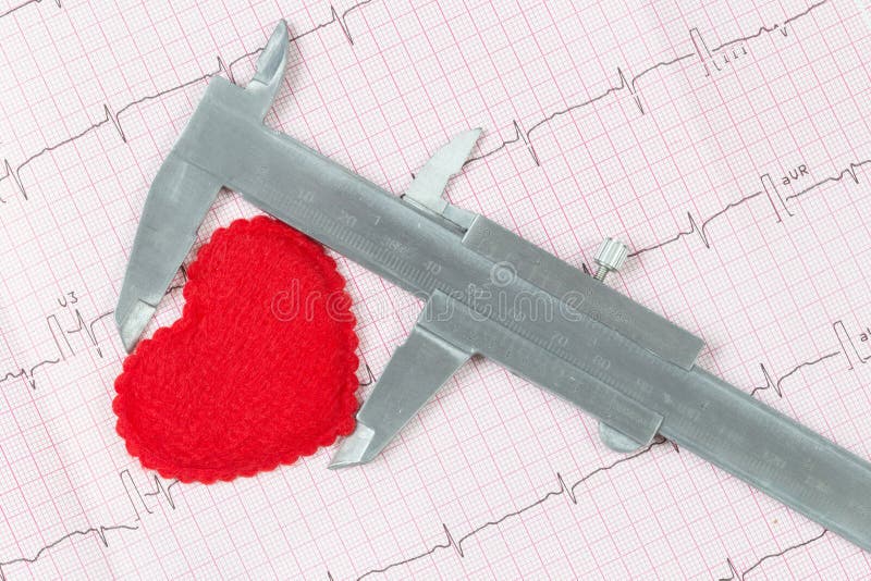 Measures the Size of the Heart Stock Image - Image of paramedic ...