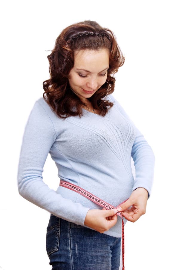 Measuring belly stock photo. Image of handsome, baby - 10156020