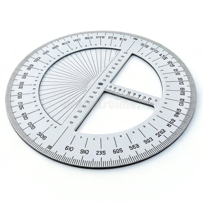 Measuring Circle Sector 3D Icon Isolated on White Background Stock ...