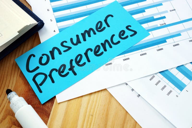 Measuring Consumer Preferences Concept. Stock Photo - Image of ...
