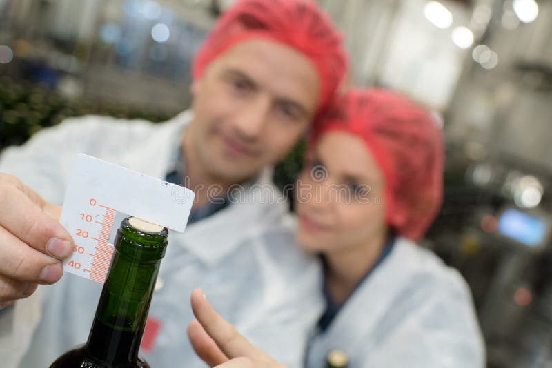 Measuring cork in bottle stock image. Image of composition - 101661875