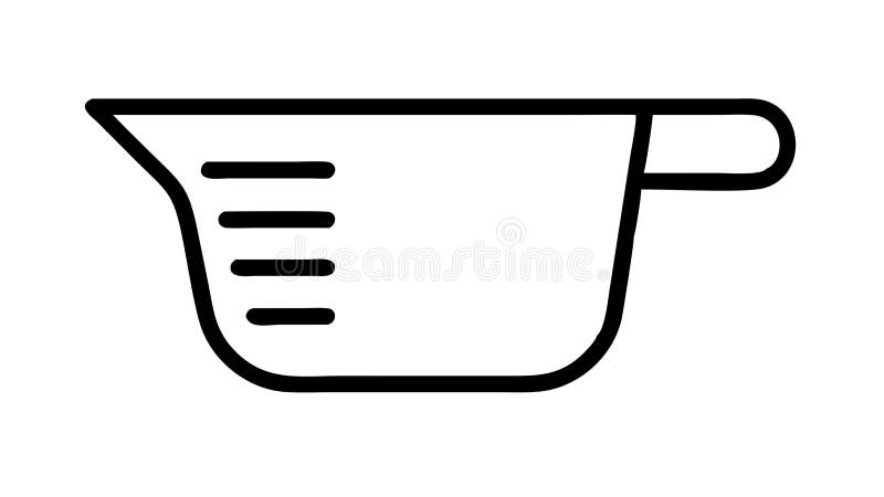 Measuring Cup Cooking Graphic Icon Illustration , Vector Design ...