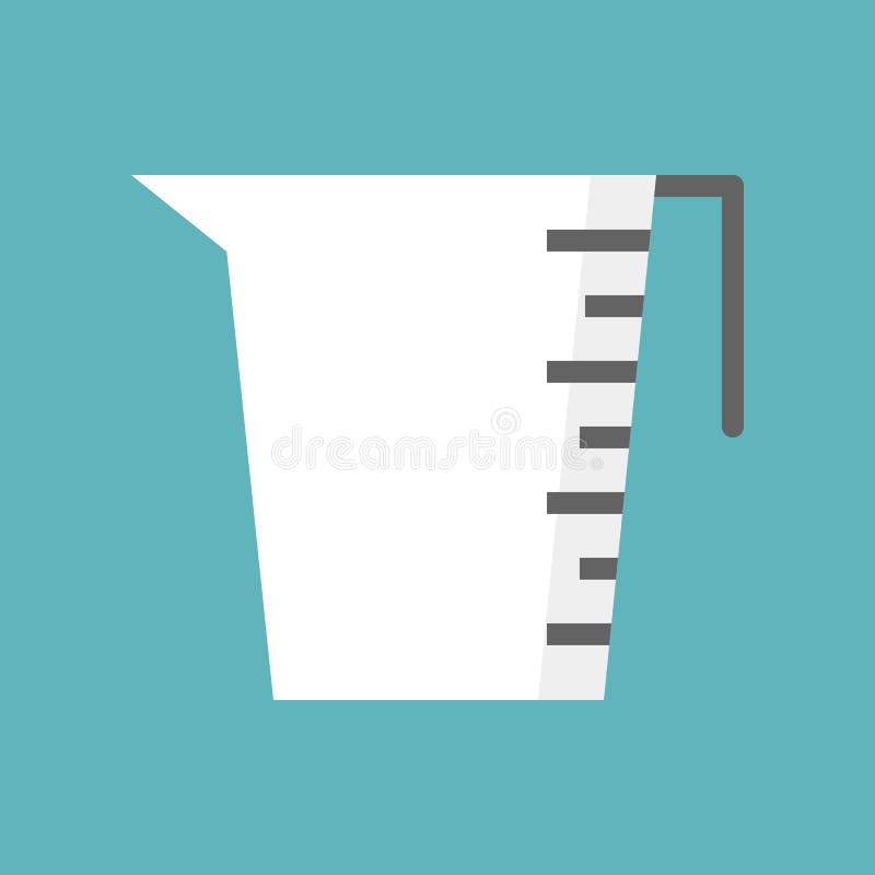 Measuring Cup Icon, Cooking Equipment Flat Design Vector Stock Vector ...