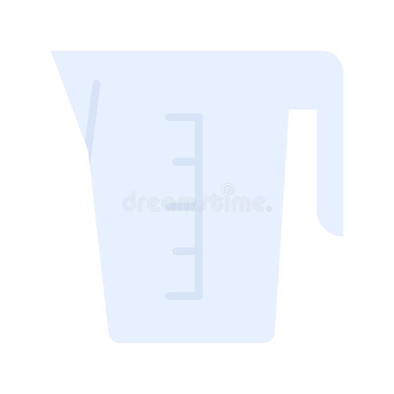 Measuring Cup Icon. Kitchen Measuring Cup Isolated on White Background ...