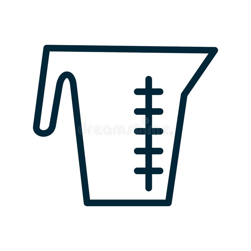 Measuring Cup Icon Vector. Measuring Cup Sign Stock Vector ...