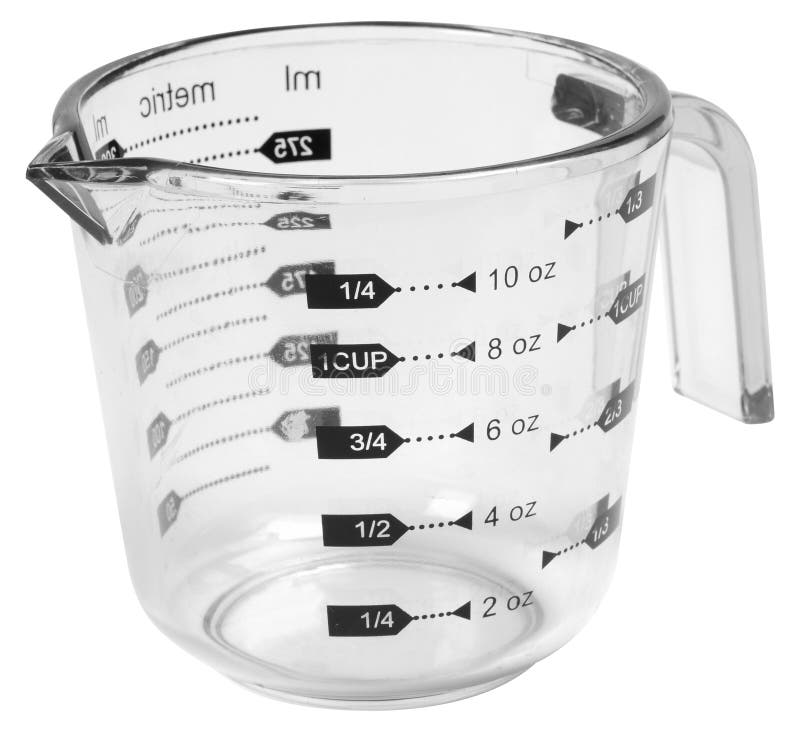 Measuring cup. Isolated stock image. Image of quantity - 13485777