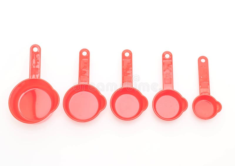 Measuring Cup on White Background Stock Image - Image of measurement ...