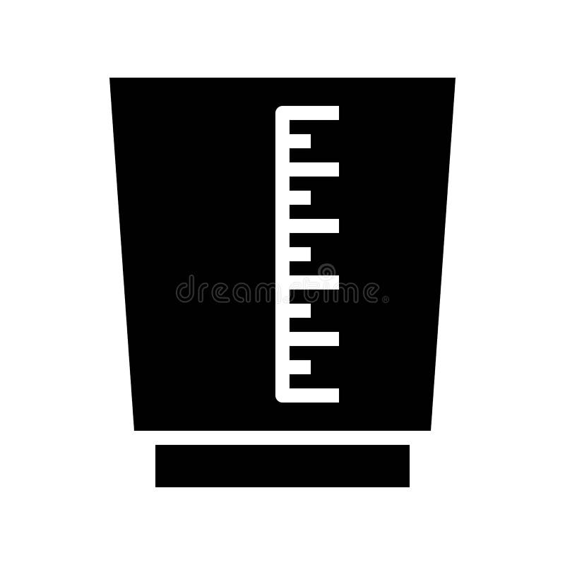 Measuring Cup Vector, Coffee Related Solid Style Stock Vector ...