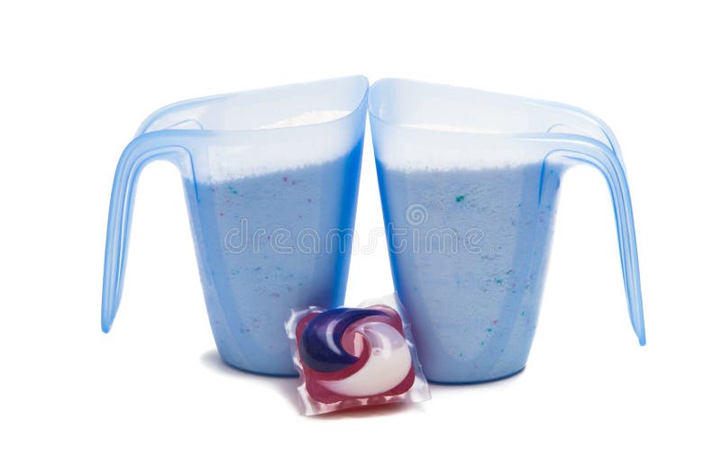 Washing Powder in a Measuring Cup Stock Image - Image of housework ...