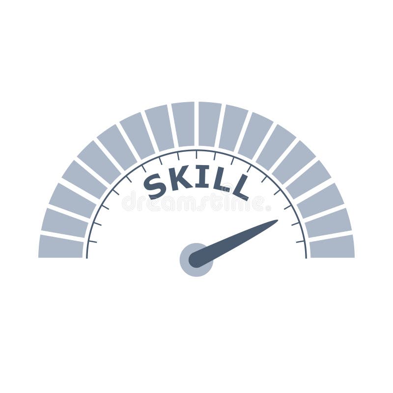Skill Level Indicator Stock Illustrations – 160 Skill Level Indicator ...