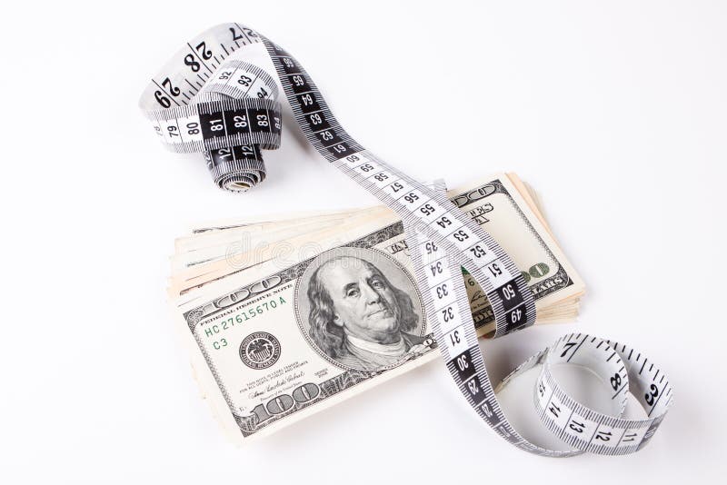 Measuring dollars stock photo. Image of credit, measure - 20087306