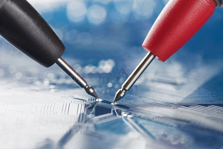 Measuring Electronic Signal from Component on the PCB. Electronics ...