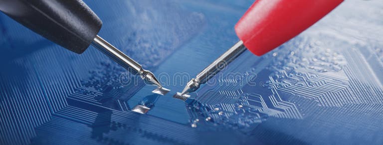 Measuring Electronic Signal from Component on the PCB. Electronics ...