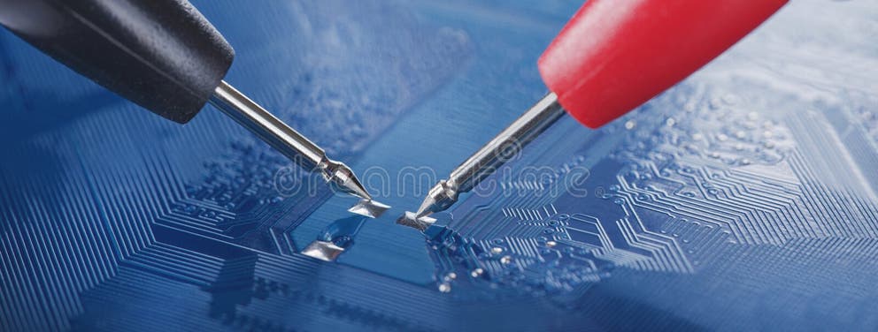 Measuring Electronic Signal from Component on the PCB. Electronics ...