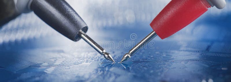 Measuring Electronic Signal from Component on the PCB. Electronics ...