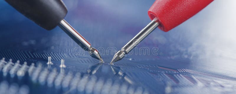 Measuring Electronic Signal from Component on the PCB. Electronics ...