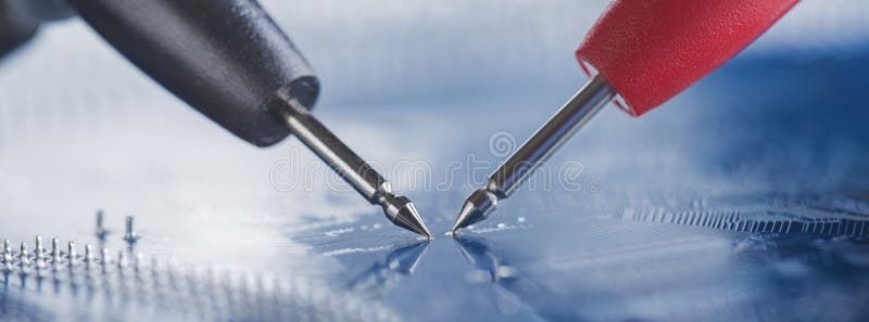Measuring Electronic Signal from Component on the PCB. Electronics ...