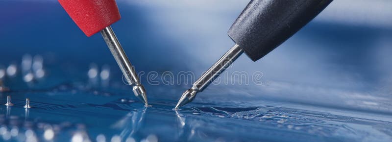 Measuring Electronic Signal from Component on the PCB. Electronics ...