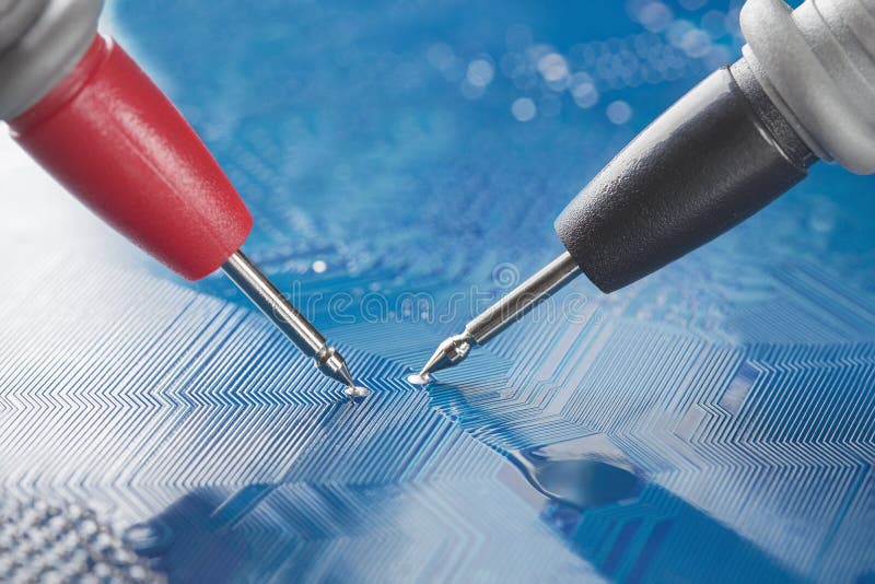 Measuring Electronic Signal from Component on the PCB. Electronics ...