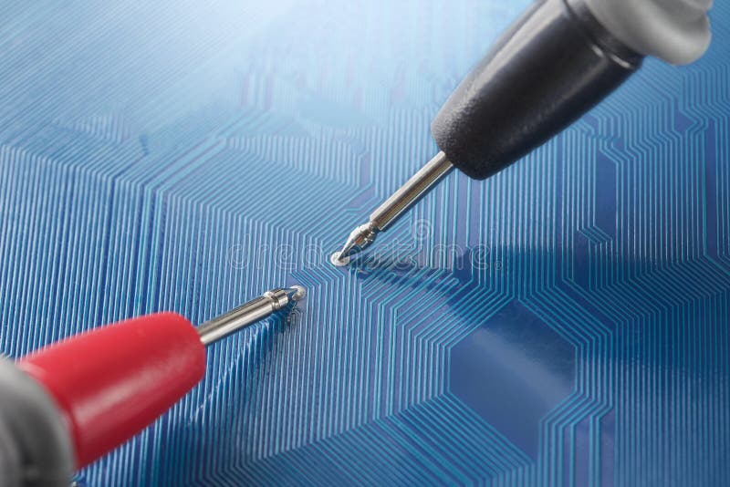 Measuring Electronic Signal from Component on the PCB. Electronics ...