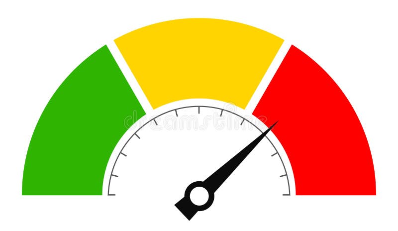 Measuring Gauge Vector Cartoon, Meter Scale Icon Stock Vector ...