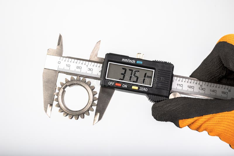 Measuring Gears with a Caliper in Production, High-precision Machining ...