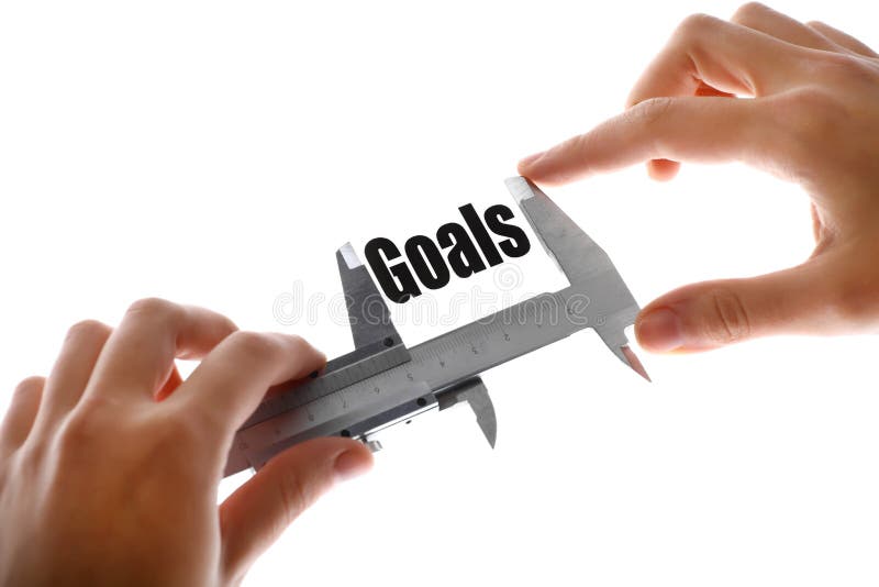 Measuring goals stock image. Image of motivation, ambition - 35586659