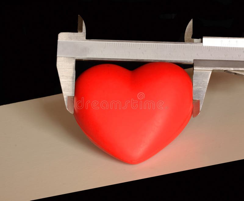 Measuring the Heart, If Its Possible ? Stock Photo - Image of difficult ...