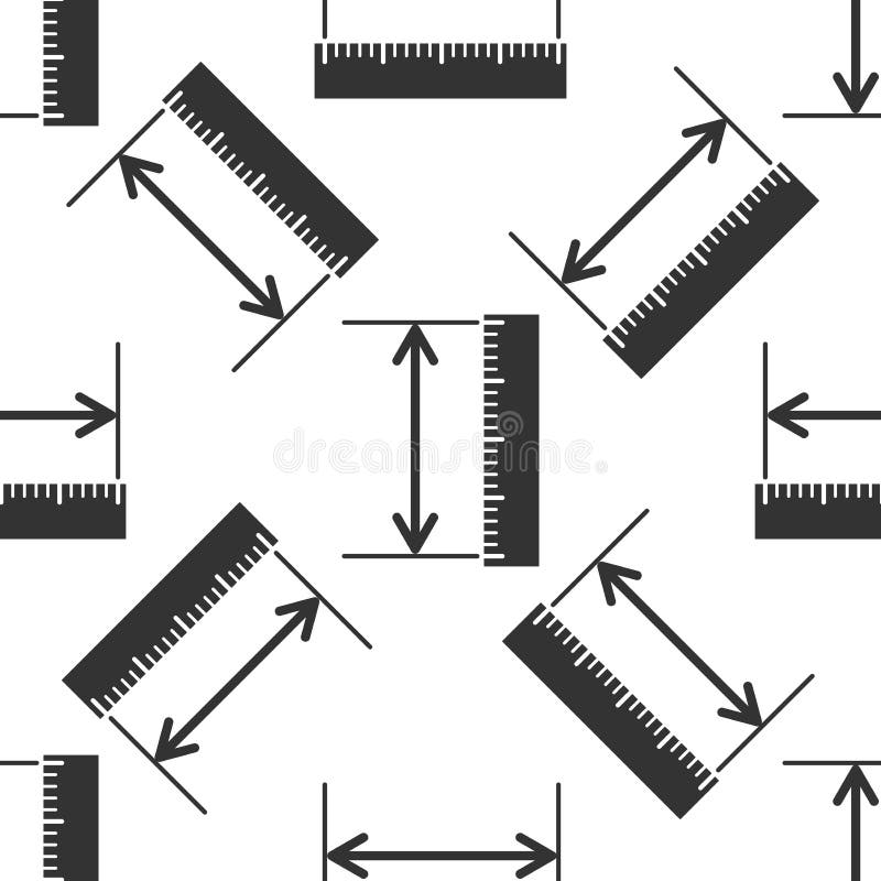 The Measuring Height and Length Icon. Ruler, Straightedge, Scale Symbol ...