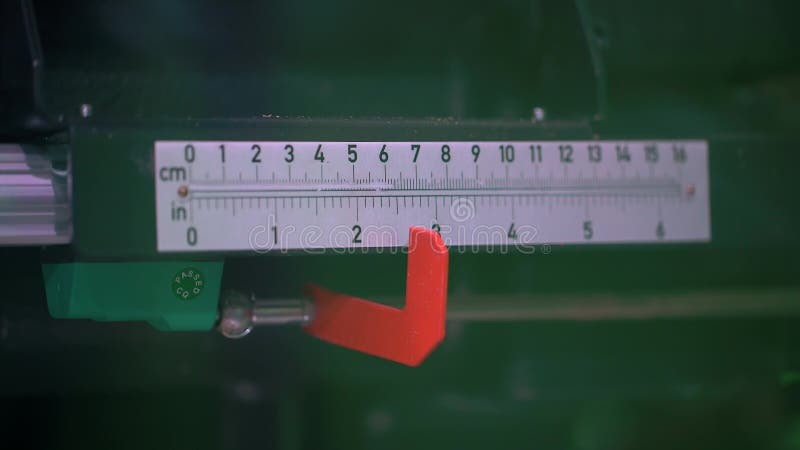 Measuring Indicator Device for the Automated Stock Video - Video of ...