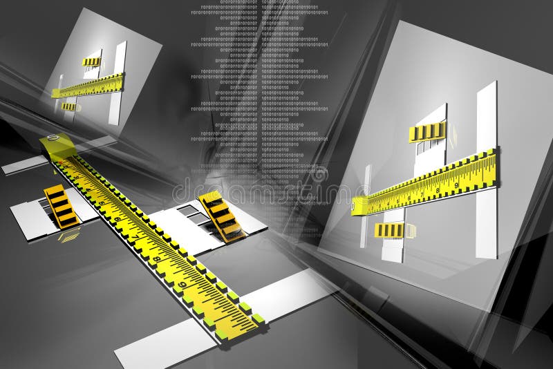 Measuring instrument stock illustration. Illustration of centimetre ...