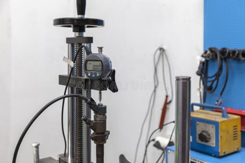 Measuring Instrument, Micrometer Stock Photo - Image of manufacturing ...