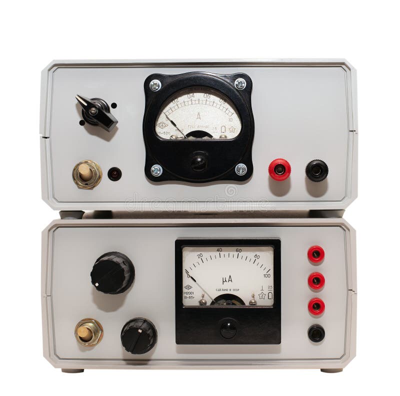 Measuring Instruments of an Amateur Radio Operator Stock Photo - Image ...