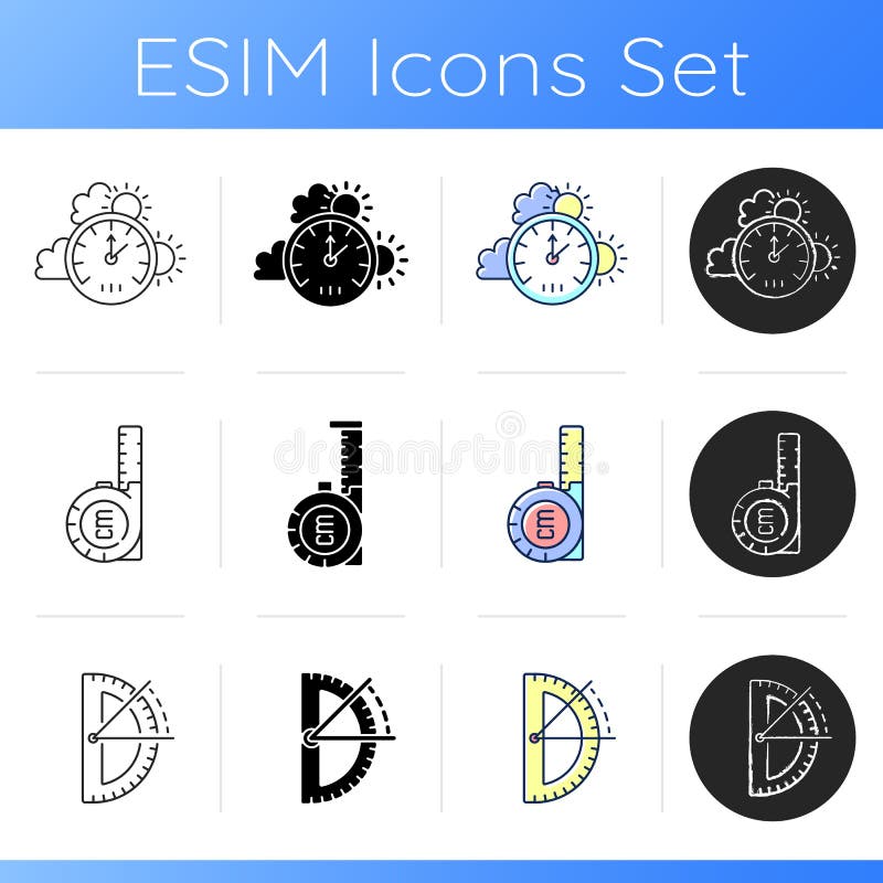Math Measuring Instruments Stock Illustrations – 142 Math Measuring ...