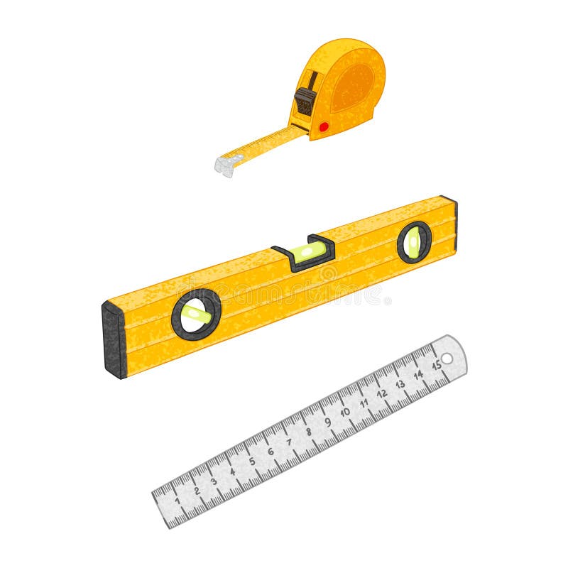 Measuring Instruments Illustration Set Stock Illustration ...