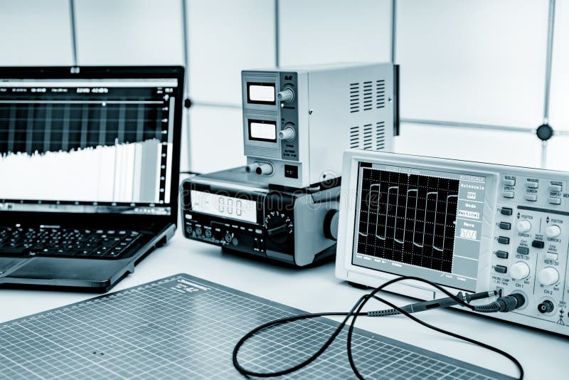Measuring Instruments in the Laboratory for the Development Stock Photo ...