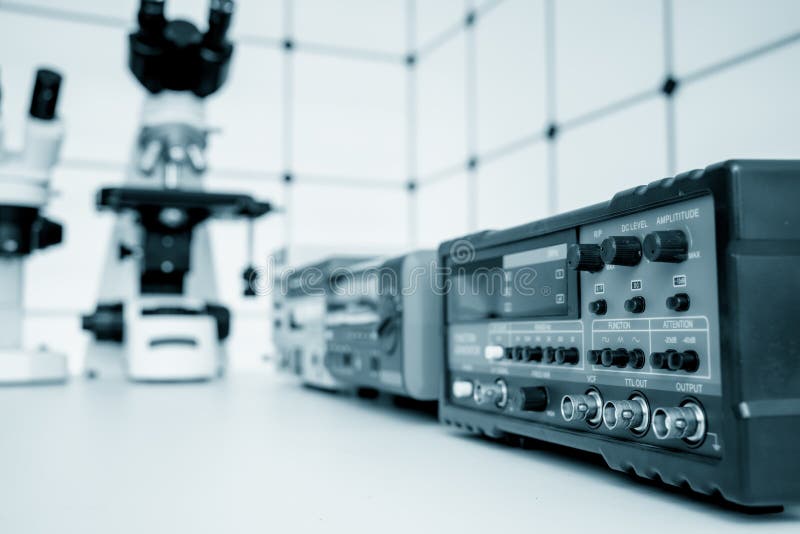 Measuring Instruments in a Modern Physics Research Laboratory Stock ...