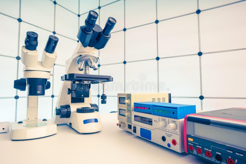Measuring Instruments in a Modern Physics Research Laboratory Stock ...