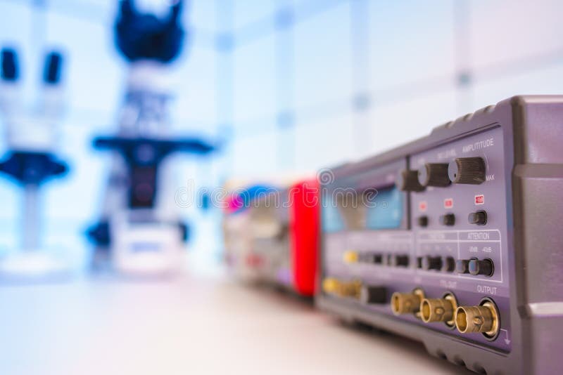 Measuring Instruments in a Modern Physics Research Laboratory Stock ...