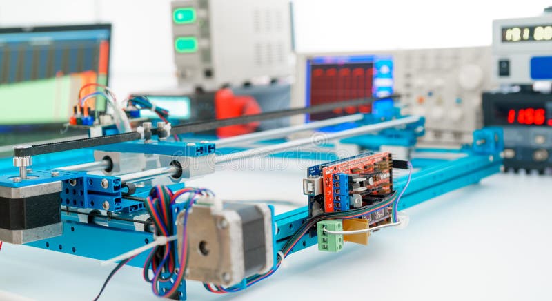 Measuring Instruments In The Optical Physics Laboratory Stock Image ...