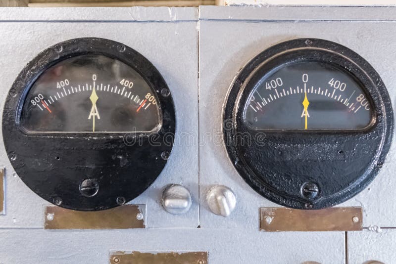 Measuring Instruments on the Ship Stock Image - Image of drive ...