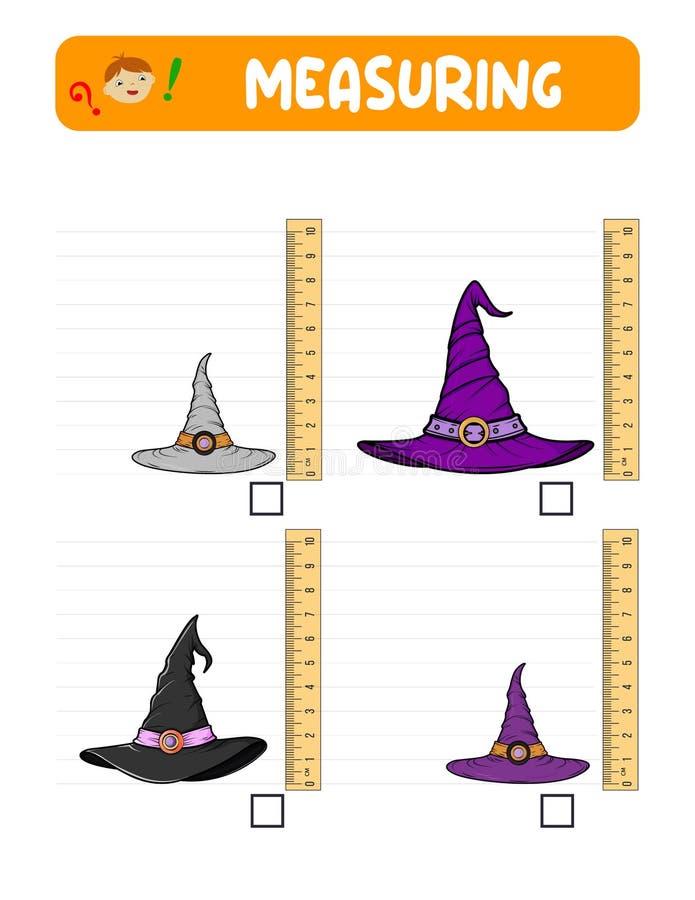 Measuring Length Practice Stock Illustrations – 163 Measuring Length ...