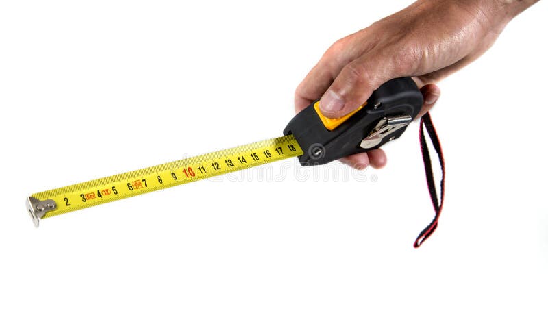 Measuring stock image. Image of length, finger, holding - 41305307