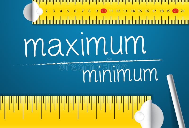 Measuring Maximum and Minimum Value. Concept of How To Measure ...