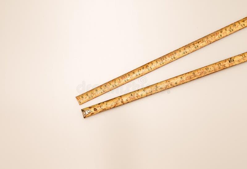 Measuring Meter Against a White Background. Stock Photo - Image of shot ...