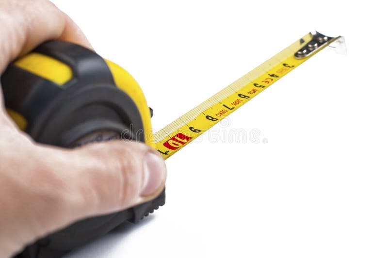 Measuring Meter Isolated on White Background.Copy Space Stock Image ...