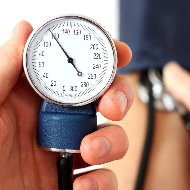 Measuring Normal Blood Pressure Stock Image - Image of center ...