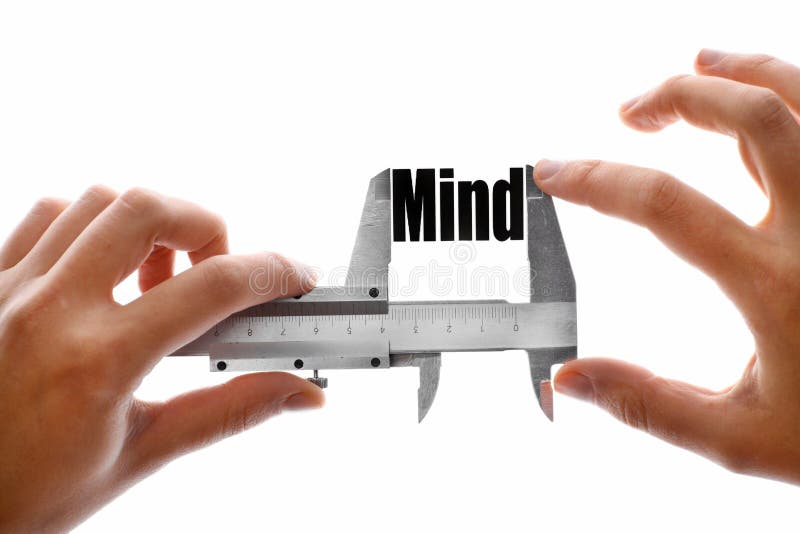 Measuring our minds stock photo. Image of information - 35677744