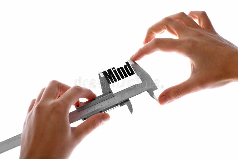 Measuring our minds stock image. Image of decision, creativity - 39942643